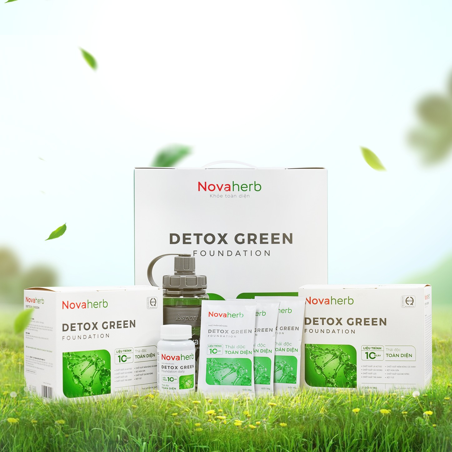 Tận hưởng cuộc sống khỏe mạnh cùng giải pháp detox Novaherb