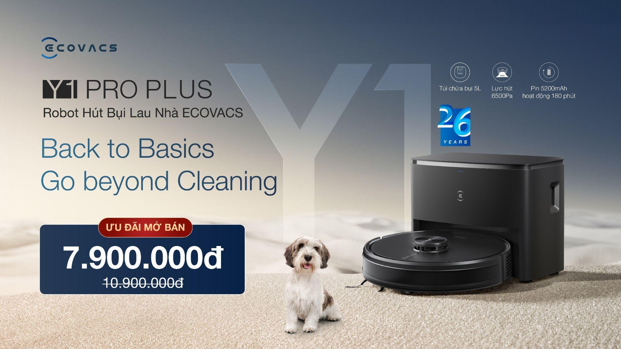 Loạt sản phẩm "đinh” từ Ecovacs vừa ra mắt người dùng Việt: X2 COMBO, T30 Pro Omni và bộ đôi Y1 ...