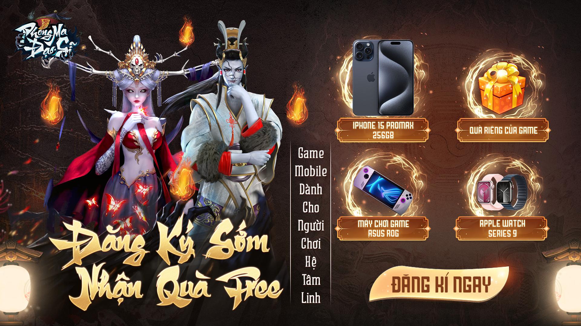 Phong Ma Đạo Sĩ - Vplay chơi lớn, chịu chi 10.000$ quà tặng chỉ dành cho game thủ đăng ký trước