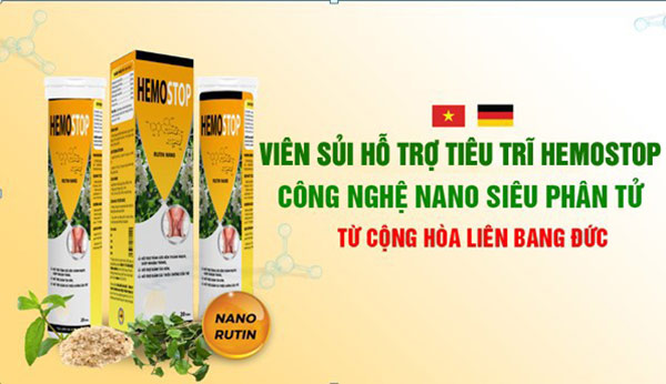 Ra mắt viên sủi hỗ trợ tiêu trĩ HemoStop ứng dụng công nghệ Nano siêu ...