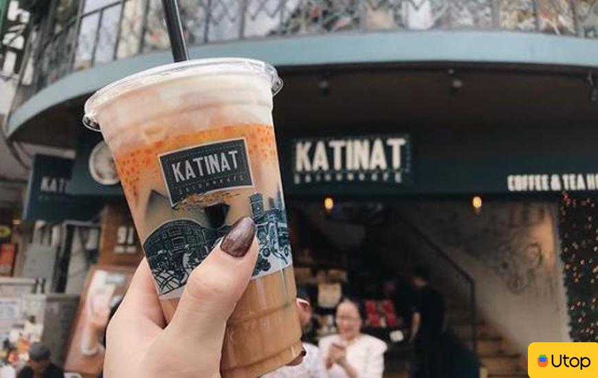 Review cà phê Latte hạt phỉ Katinat mới lạ ưu đãi độc quyền trên Utop