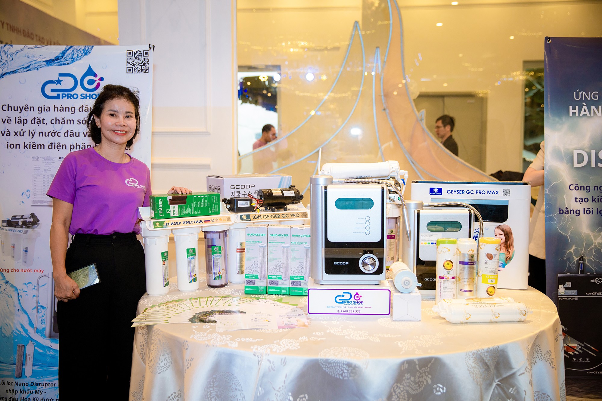 GC PRO SHOP chính thức ra mắt dự án nước với sức khỏe cộng đồng