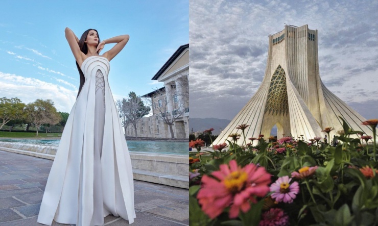 Váy áo giúp 'Nữ thần Iran' tỏa sáng