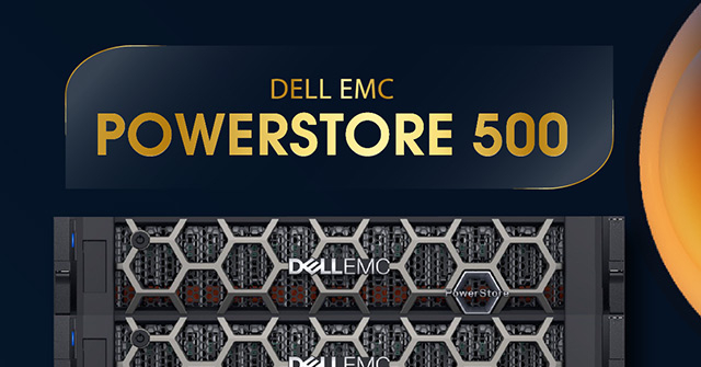 Dell EMC PowerStore 500 & 1000 – chi phí tối ưu, hiệu năng vượt trội
