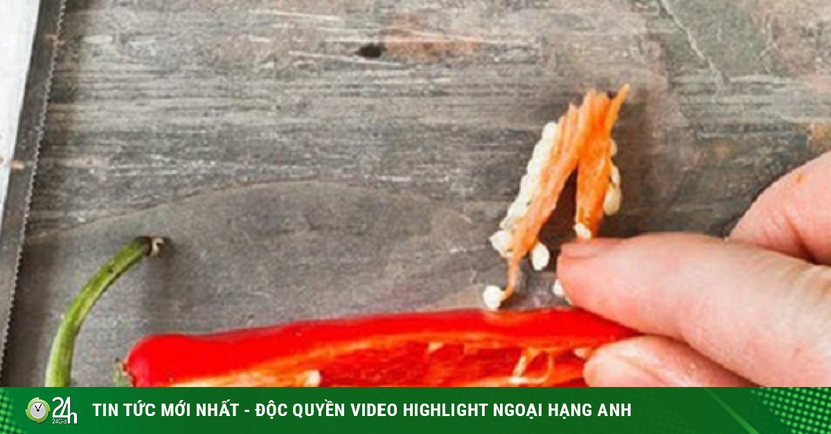 "Ám ảnh" cắt ớt bỏng rát tay sẽ không còn nếu bạn biết mẹo hay này