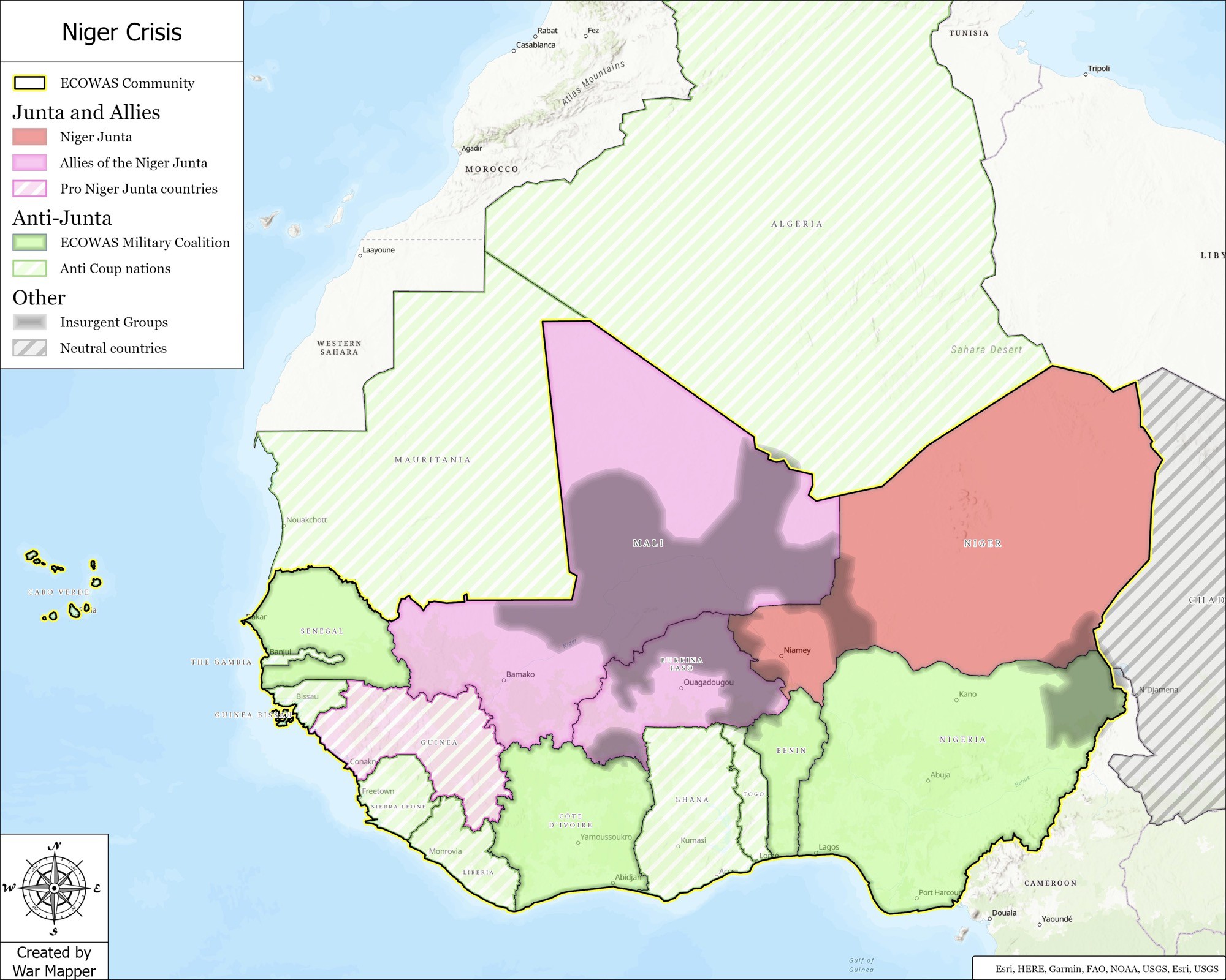 Đảo chính ở Niger: Những quốc gia nào sẵn sàng can thiệp quân sự?