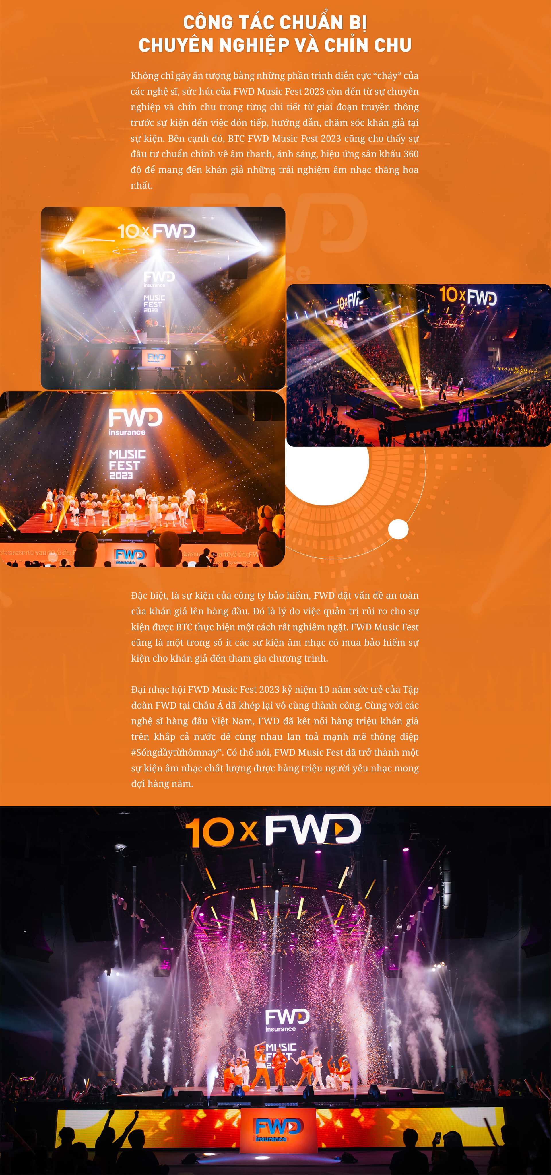 Thương hiệu FWD tiếp tục quyến rũ khán giả với FWD Music Fest 2023
