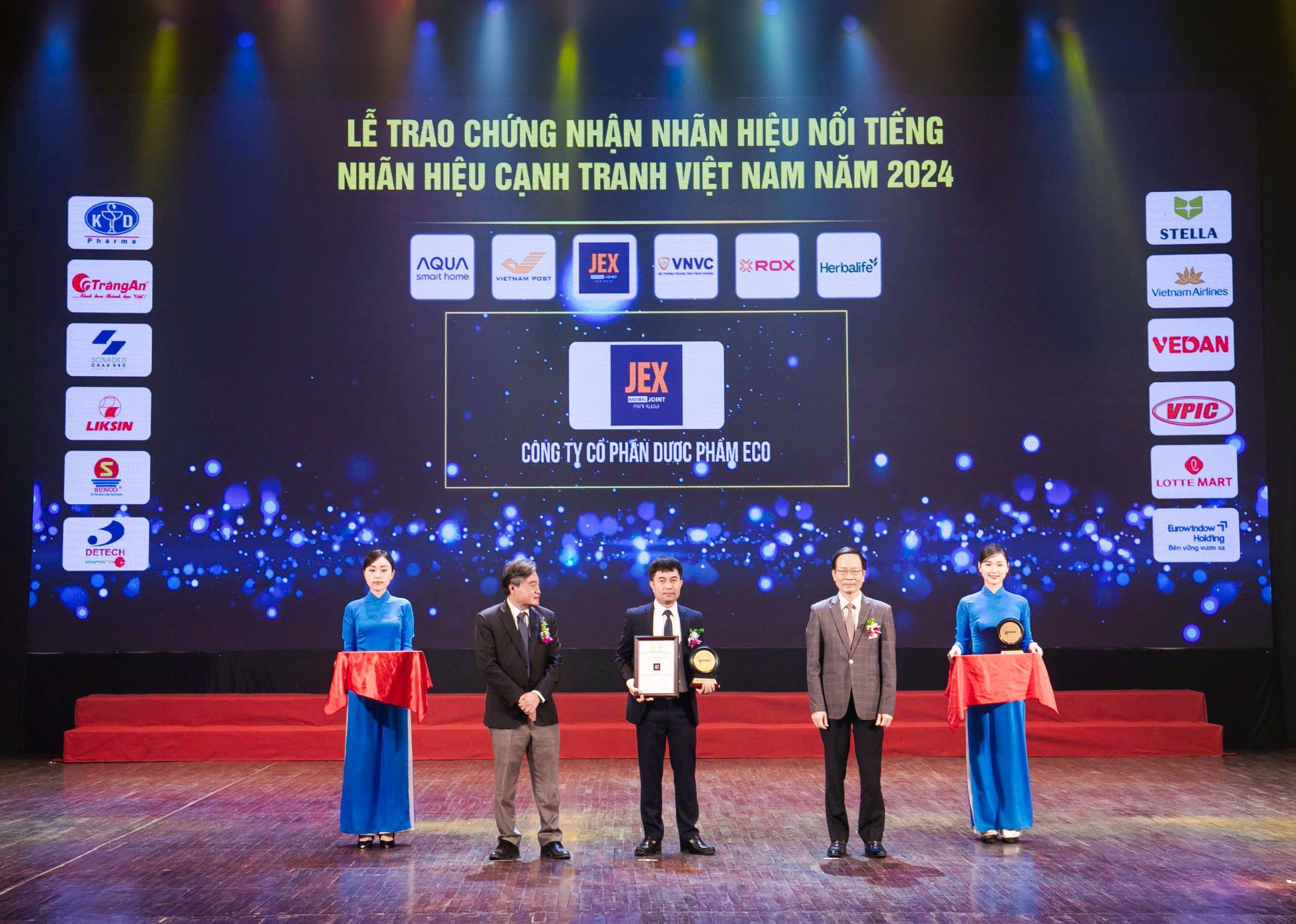 Top 10 "Nhãn hiệu nổi tiếng Việt Nam 2024” vinh danh JEX sau hơn một thập kỷ cống hiến