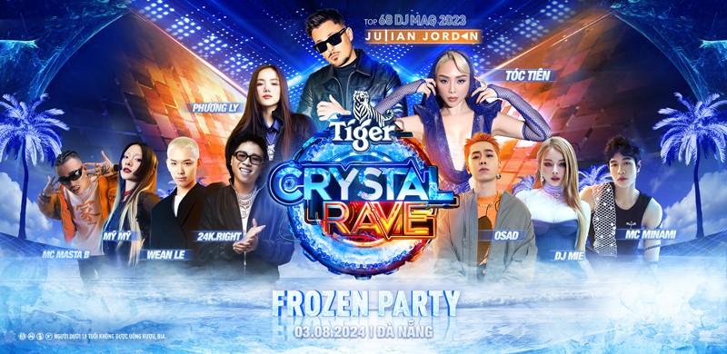 Chỉ vài tiếng nữa: Đại tiệc té nước Tiger Crystal Rave sẽ phá đảo Đà ...