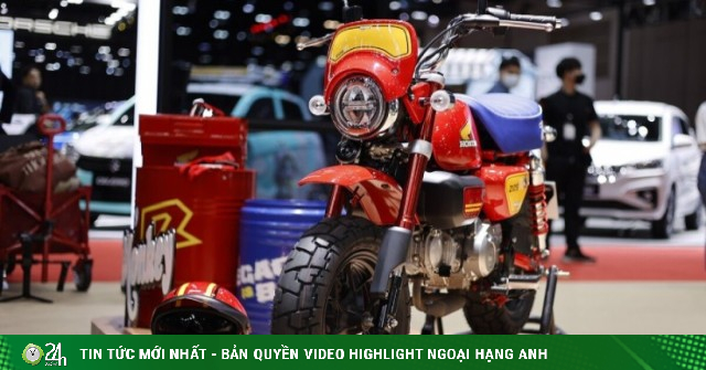 Cận cảnh xế khỉ huyền thoại Honda Monkey bản đặc biệt mới nhất