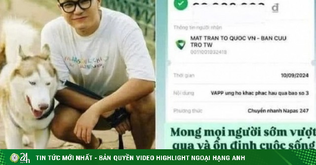 Việt Anh Pí Po nói gì về lùm xùm "phông bạt" chuyển khoản ủng hộ lũ lụt?