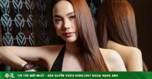 'Gái một con' Minh Hằng chăm diện đồ khoét cổ sâu