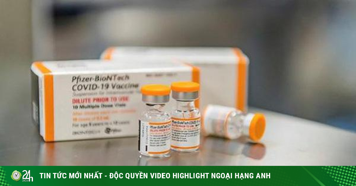 Để tránh tiêm nhầm lẫn, lọ vaccine Pfizer cho trẻ 5-11 tuổi đóng nắp ...