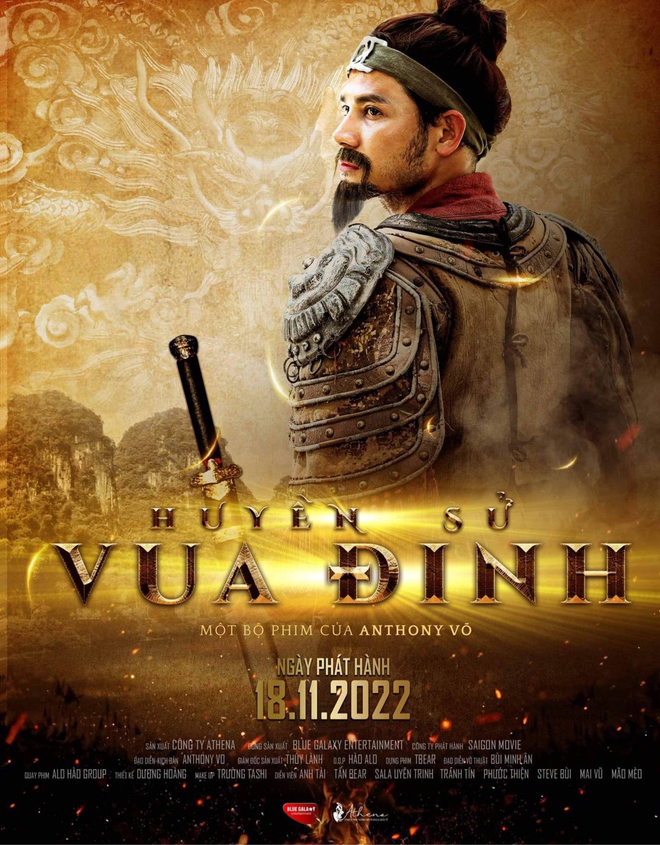 Khí chất của vua Đinh Bộ Lĩnh được diễn viên Anh Tài thể hiện xuất sắc