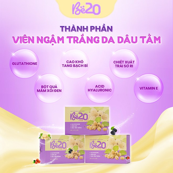 Viên Ngậm Dâu Tằm - Giải pháp hỗ trợ làm trắng da cho người bận rộn