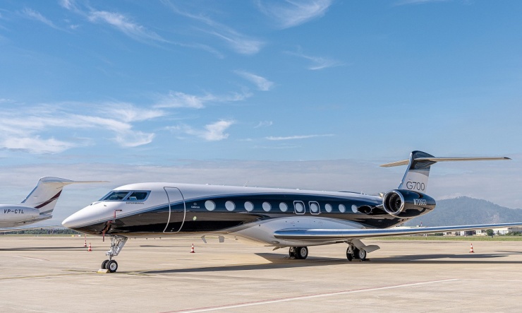 Siêu Hạm Đội Gulfstream Mang Đoàn Tỷ Phú Đặt Chân Tới Đà Nẵng