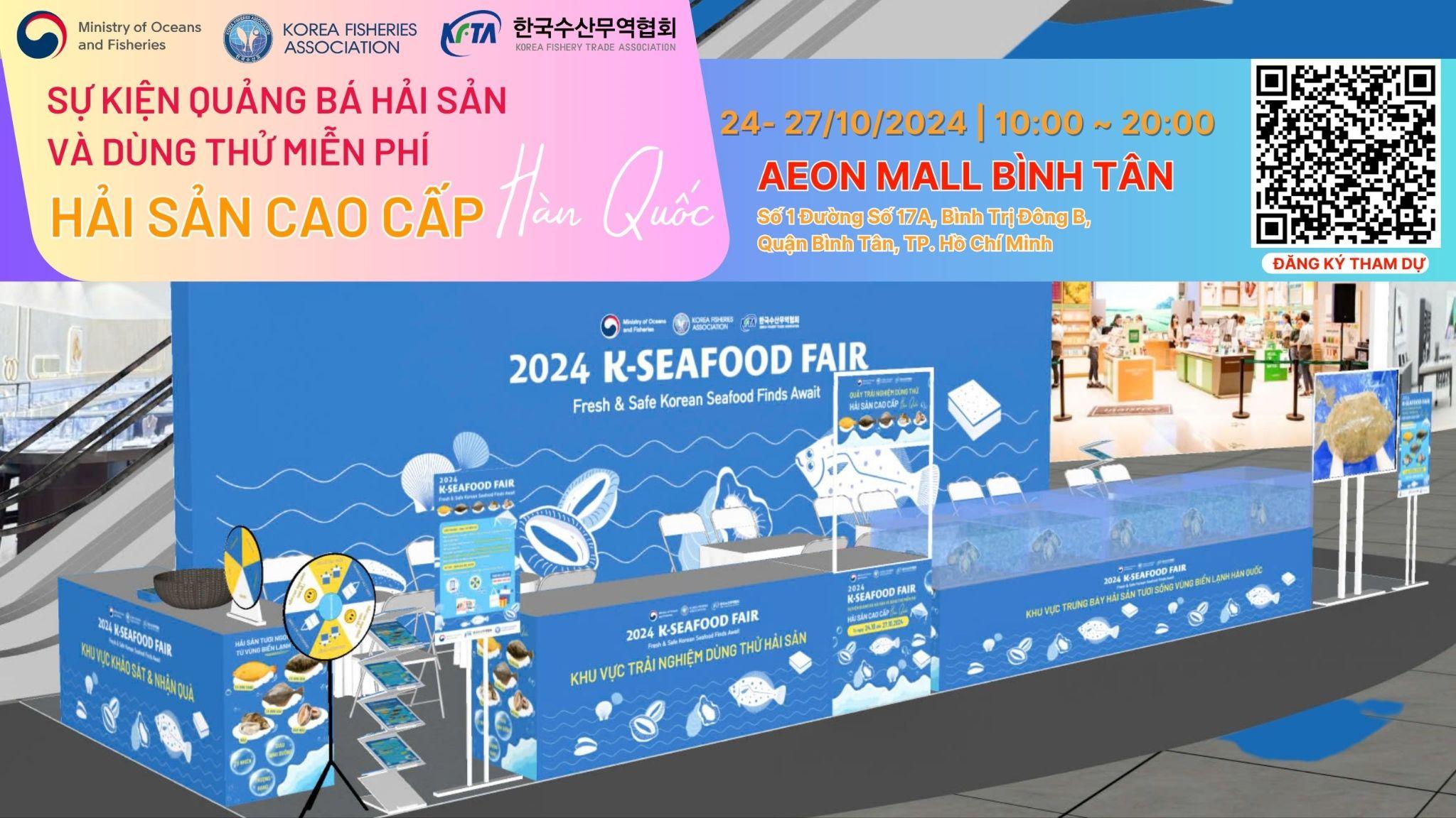 Cơ hội dùng thử miễn phí hải sản cao cấp Hàn Quốc tại AEON Mall Bình Tân