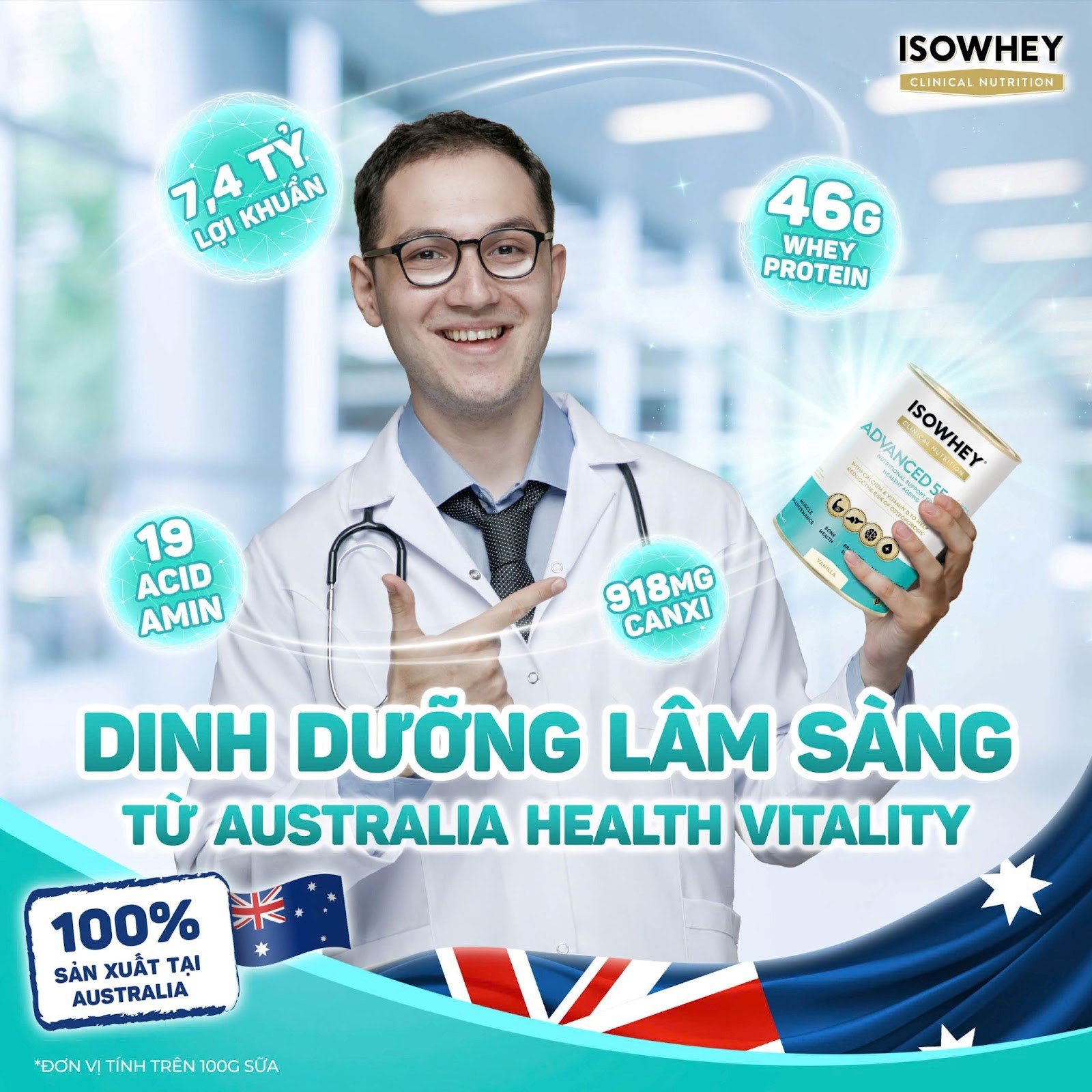 Chăm sóc sức khỏe người cao tuổi với nguồn dinh dưỡng chuyên biệt từ Úc