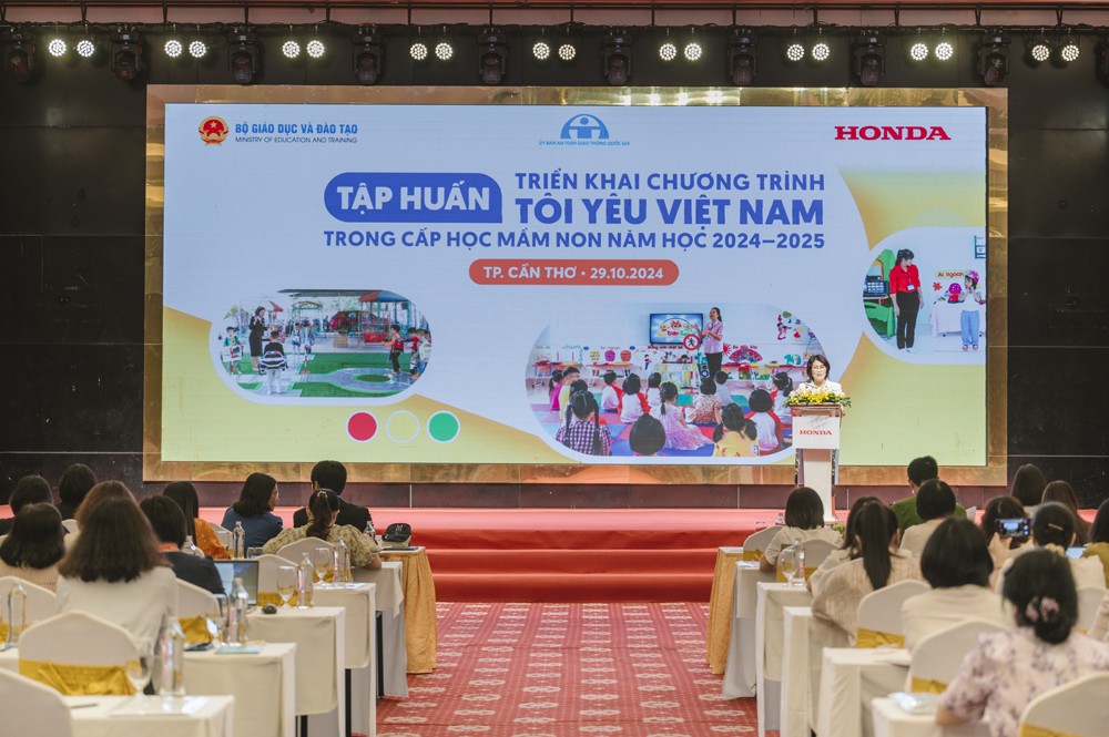 Honda tổ chức tập huấn giáo dục ATGT cho cấp học Giáo dục mầm non trên ...