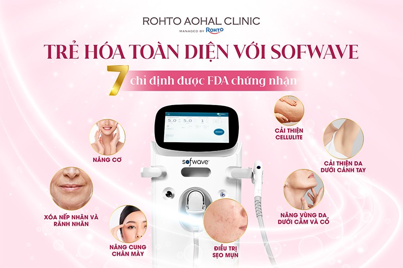 ROHTO AOHAL CLINIC tiên phong đưa công nghệ trẻ hóa da Sofwave về Việt Nam